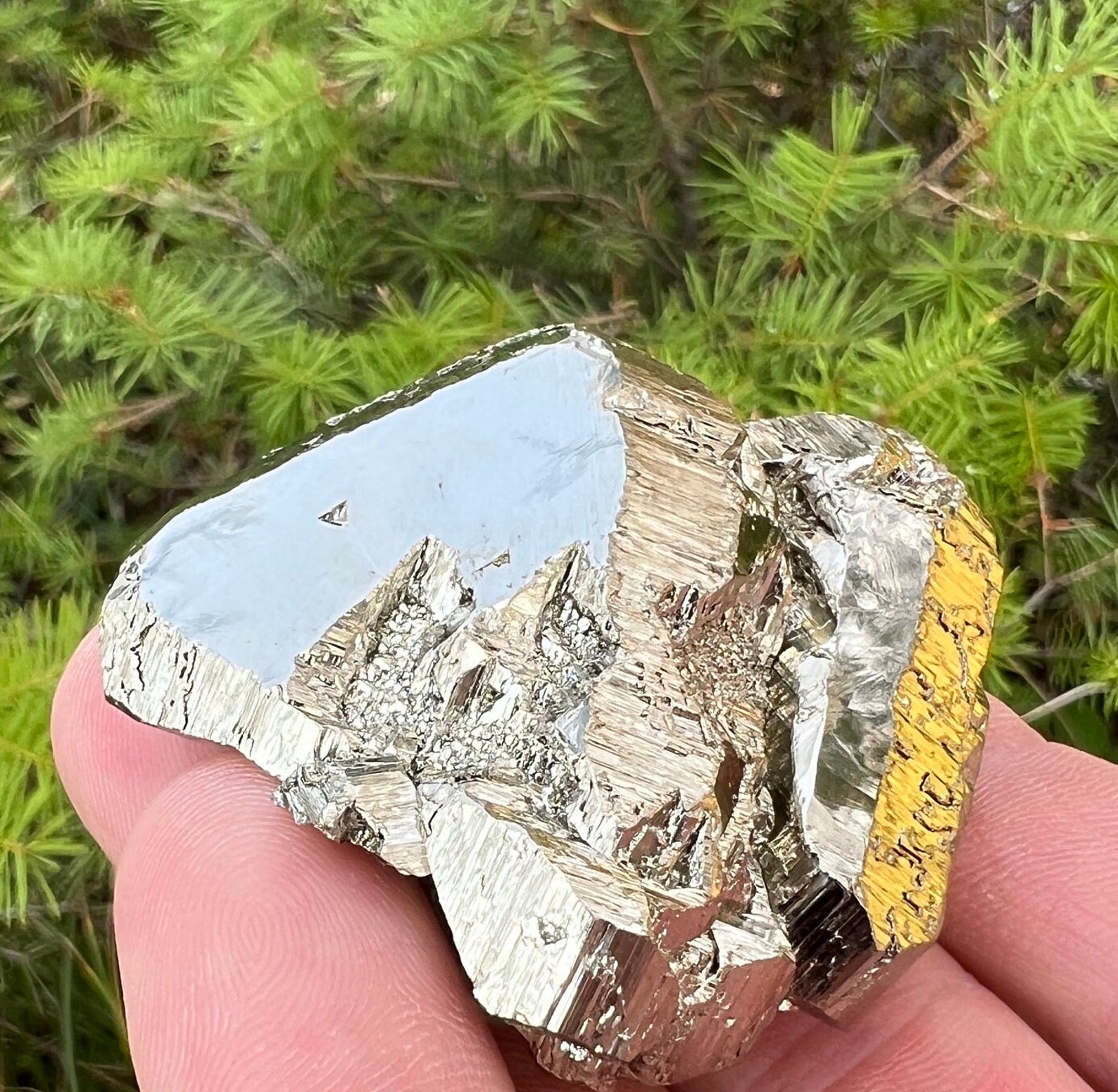 Exceptional Large Pyrite Pyramid Cluster From Peru •1/4 Pound!! 130 ...