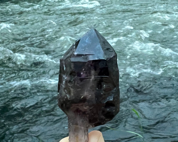 Rare Amethyst Scepter Crystal 39 Grams From Chibuku Zimbabwe With Gem ...