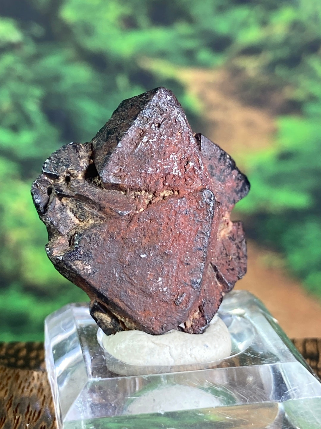 Cute Octahedral Magnetite Crystal Covered in Hematite • 8 Grams ...