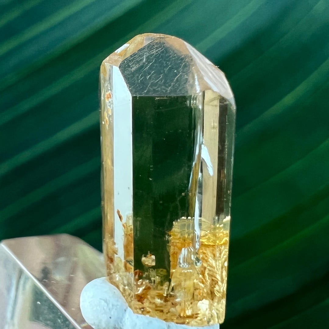 Gorgeous Imperial Topaz Crystal From Zambia • 2 Grams Clean Termination ...