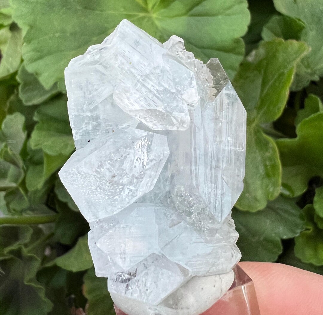 Delectable Apophyllite Crystal Cluster of Points on Druzy Quartz 36 ...