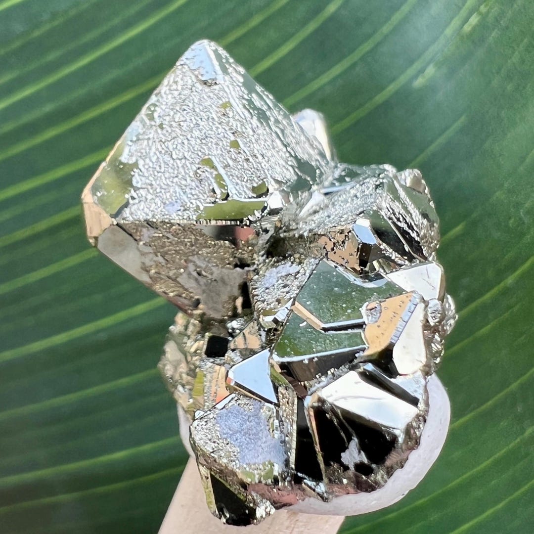 Self Standing A+ Octahedral Pyrite Crystal Cluster 34 Grams Natural ...