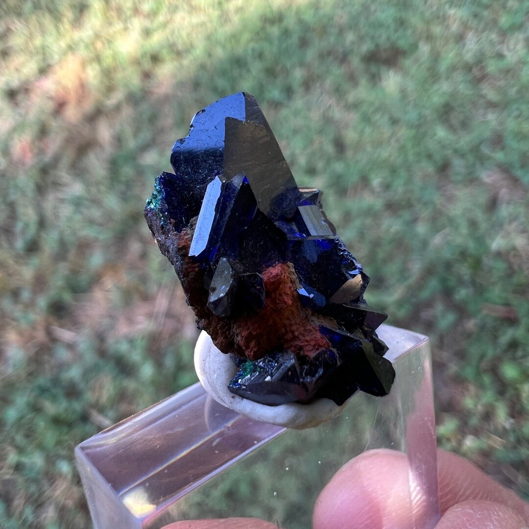Blue Azurite Crystal From Morocco Natural Raw Blue Monoclinic Azurite ...