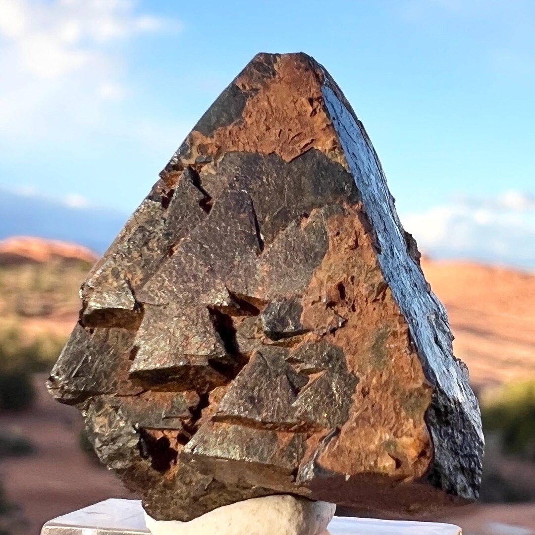 Magnetite Pyramid Crystal • 23 Grams Collected by the Gemmiest (me) in ...
