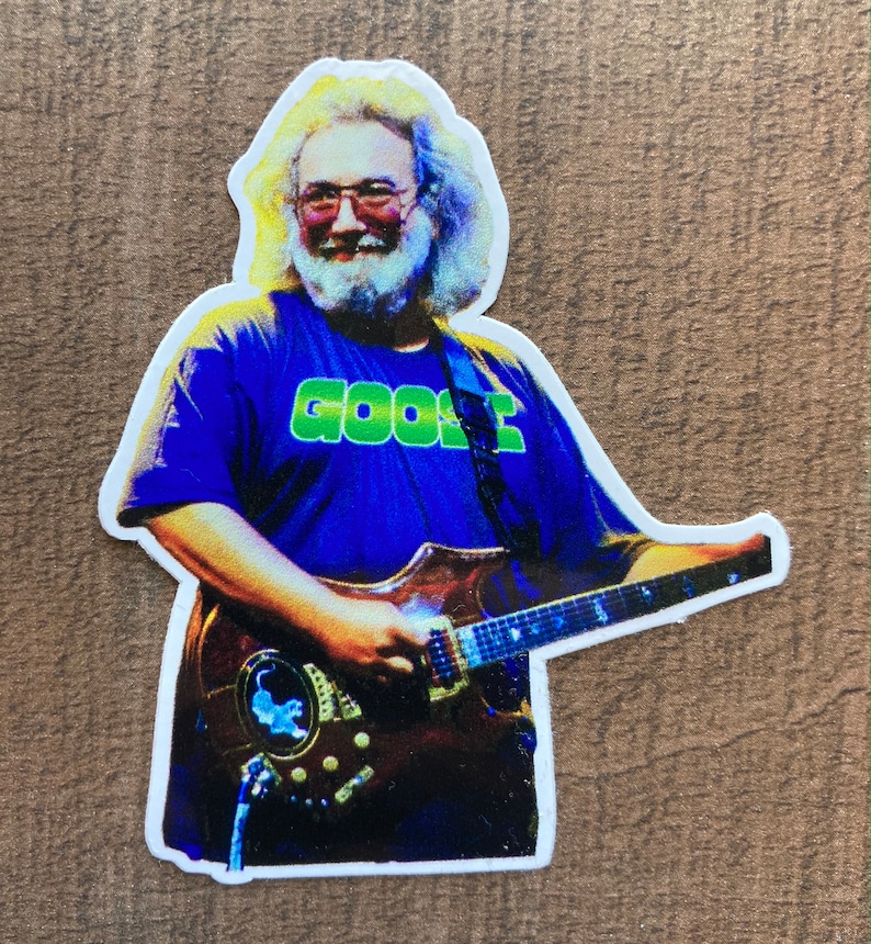 Goose the Band Sticker Sticker of Jerry Garcia Wearing A - Etsy