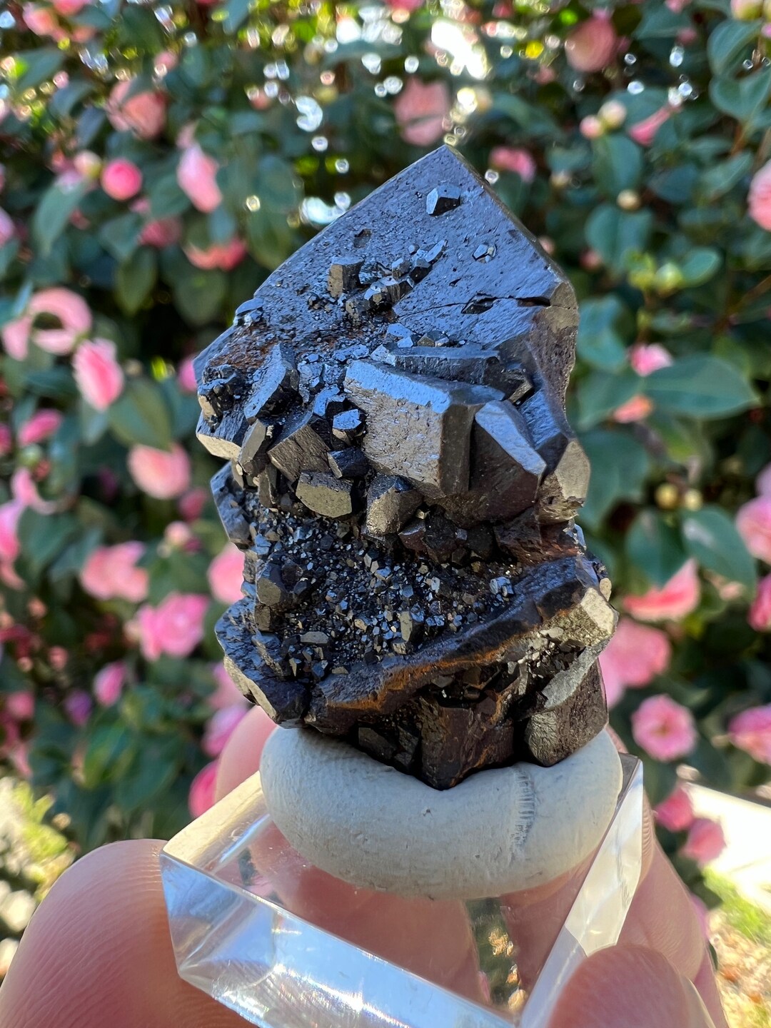 Crazy Stacked Cubic Limonite Crystal Cluster From Morocco • 40 Grams ...