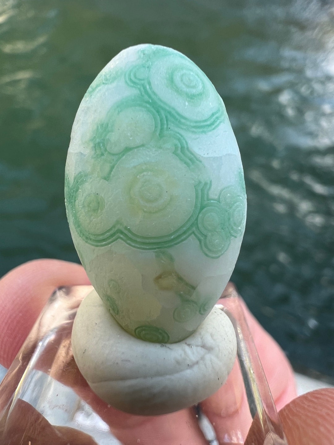Cutie Pie Green Gobi Eye Agate Gobi Desert Mongolia Agate Rare ...