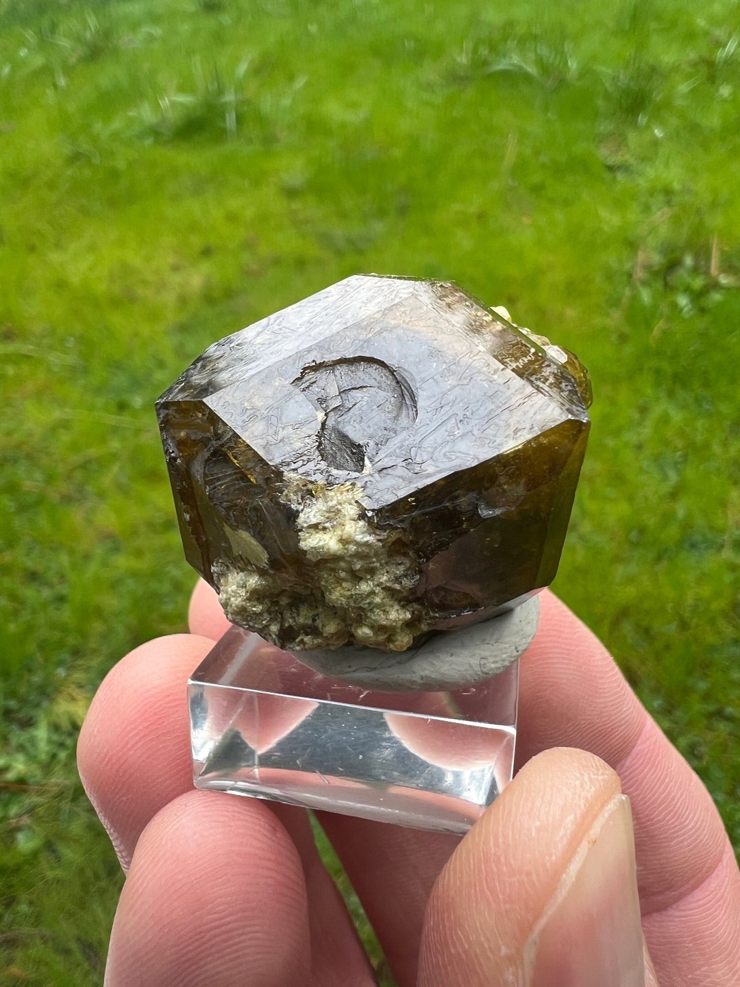 Gorgeous Natural Larger Green Andradite Garnet 46 Grams Garnet Crystal ...