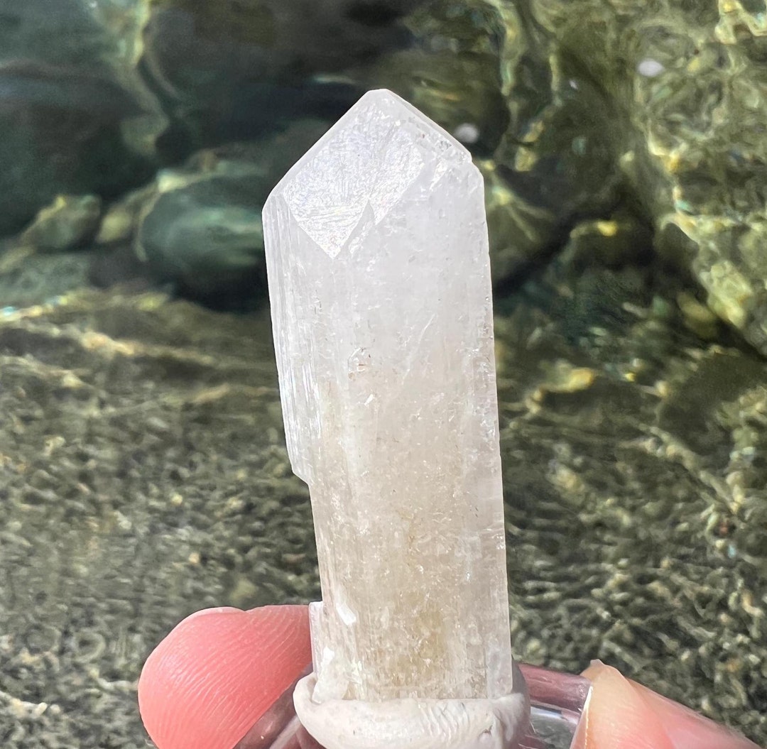 Juicy Danburite Crystal • 16 Grams Natural Point Nice Termination DANBURITE Stone Orthorhombic ...
