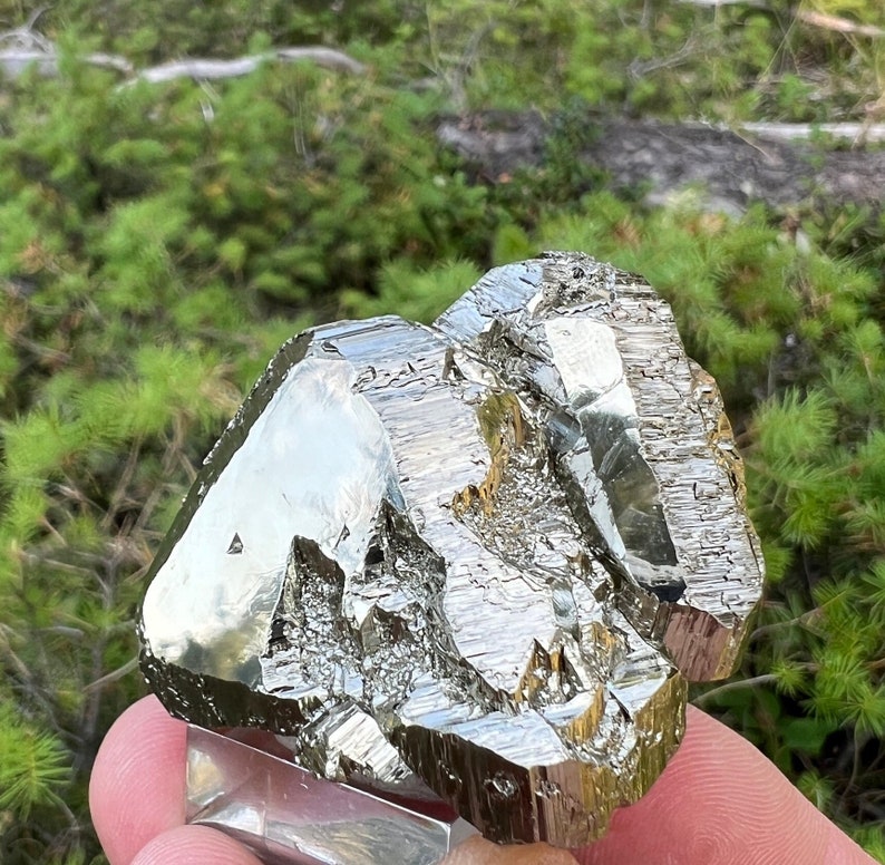 Exceptional Large Pyrite Pyramid Cluster From Peru •1/4 Pound!! 130 ...