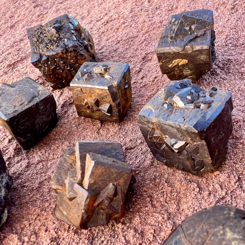 One Intuitively Chosen Limonite Crystal From Morocco Cubic Limonite ...