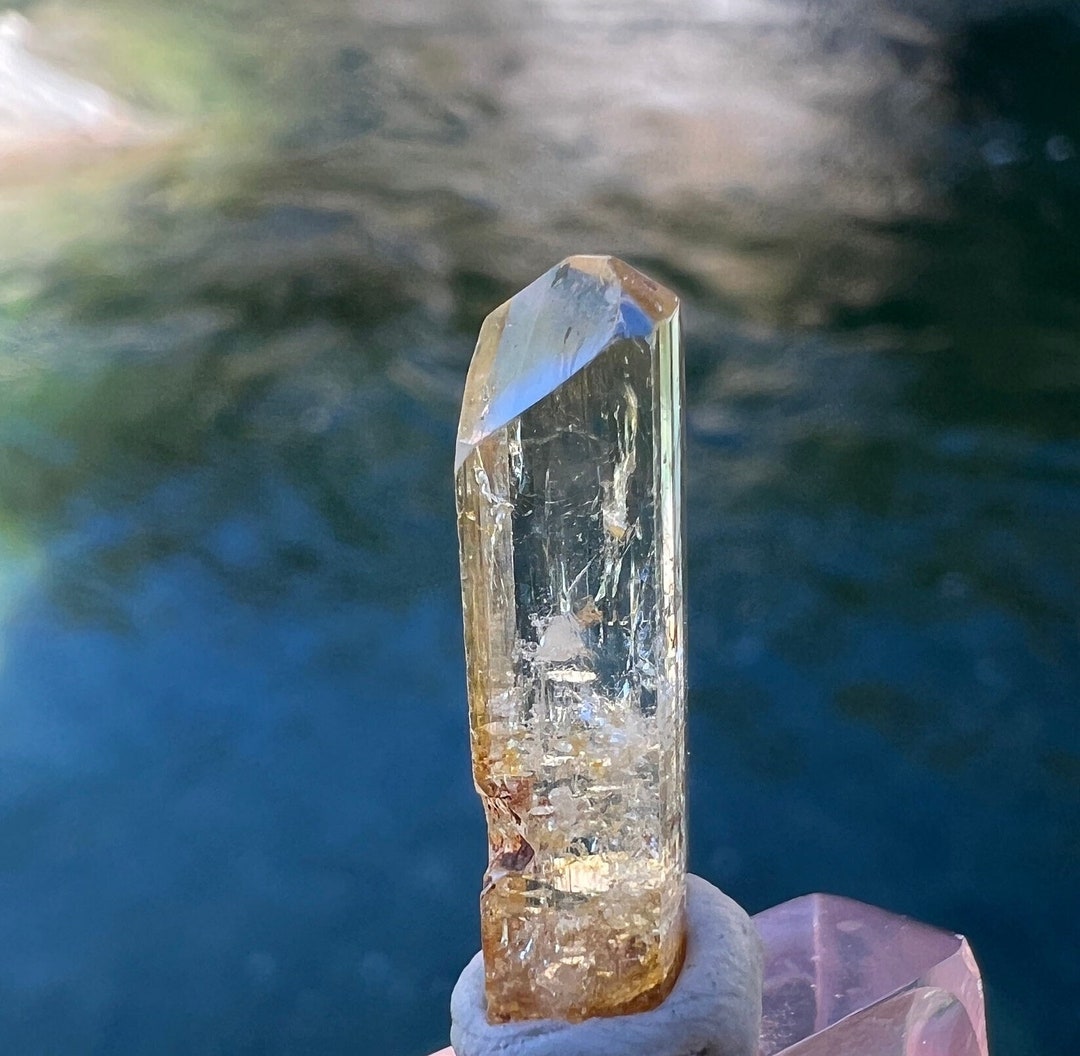 Radiant Golden Imperial Topaz Crystal Clean Crisp Termination • 2.2 ...