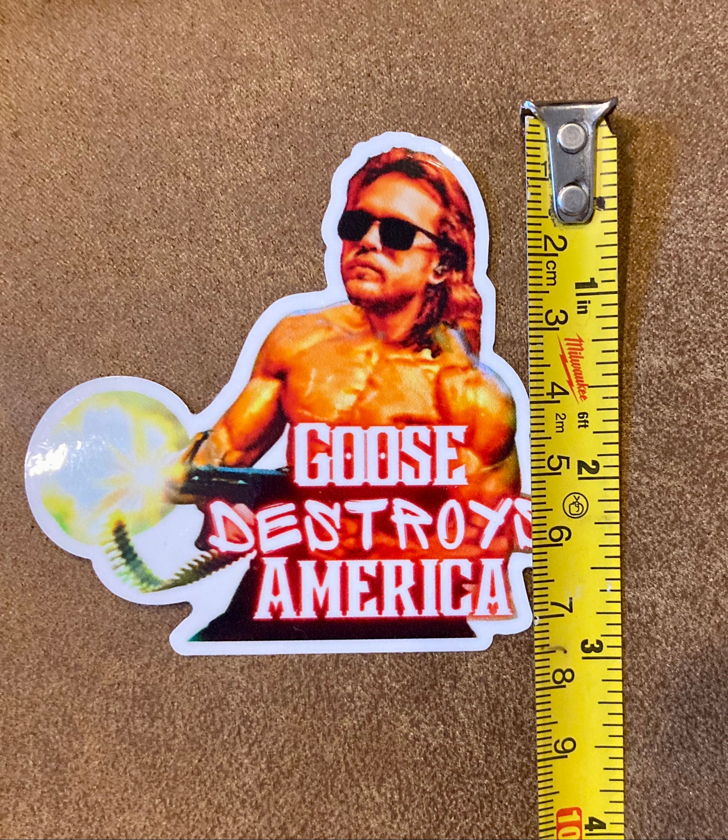Goose the Band Sticker Goose Destroys America Sticker 3 Inches Goose ...