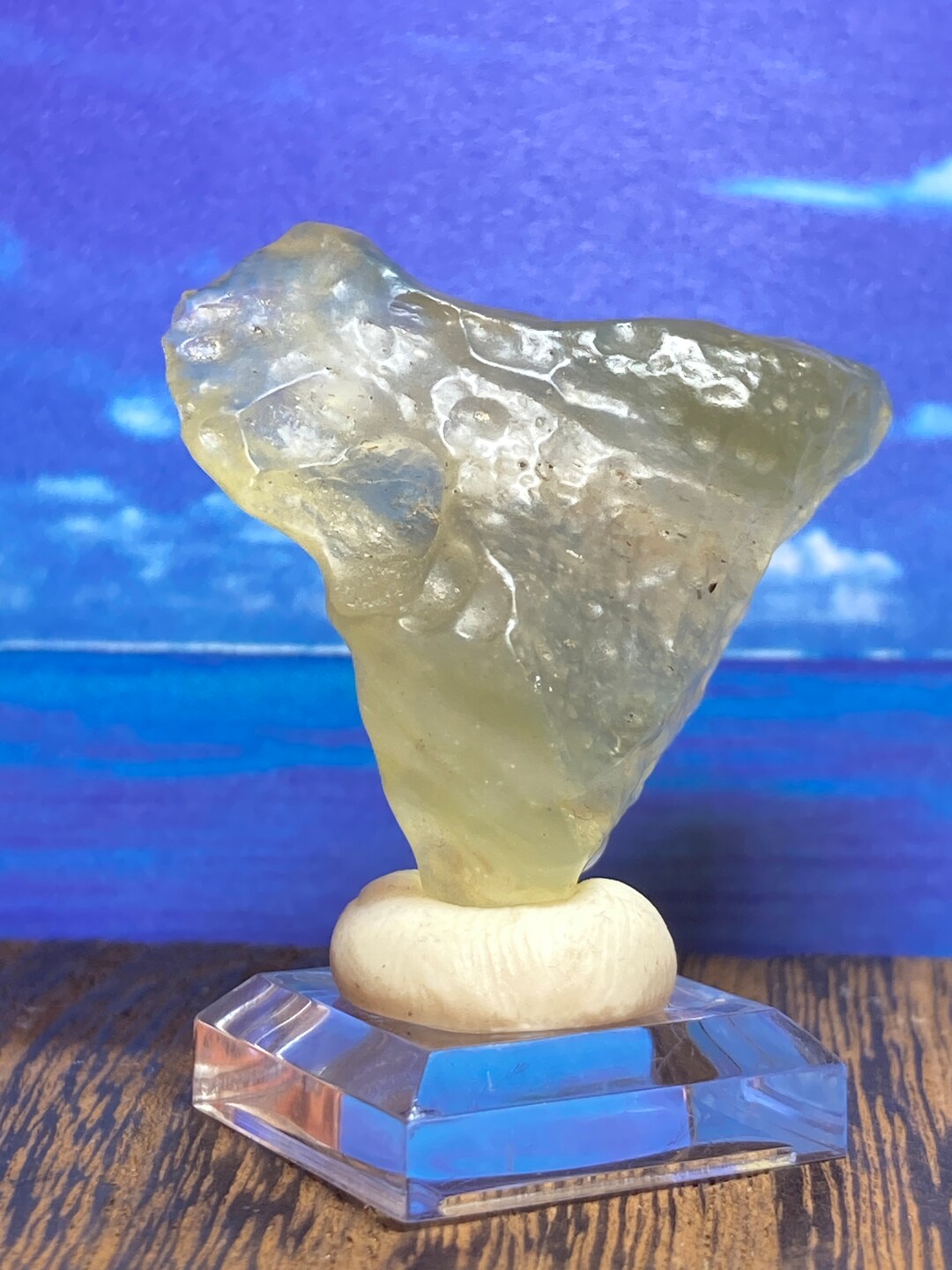 Libyan Desert Glass Unique Shape 12 Grams LDG Libyan Tektite Guaranteed ...