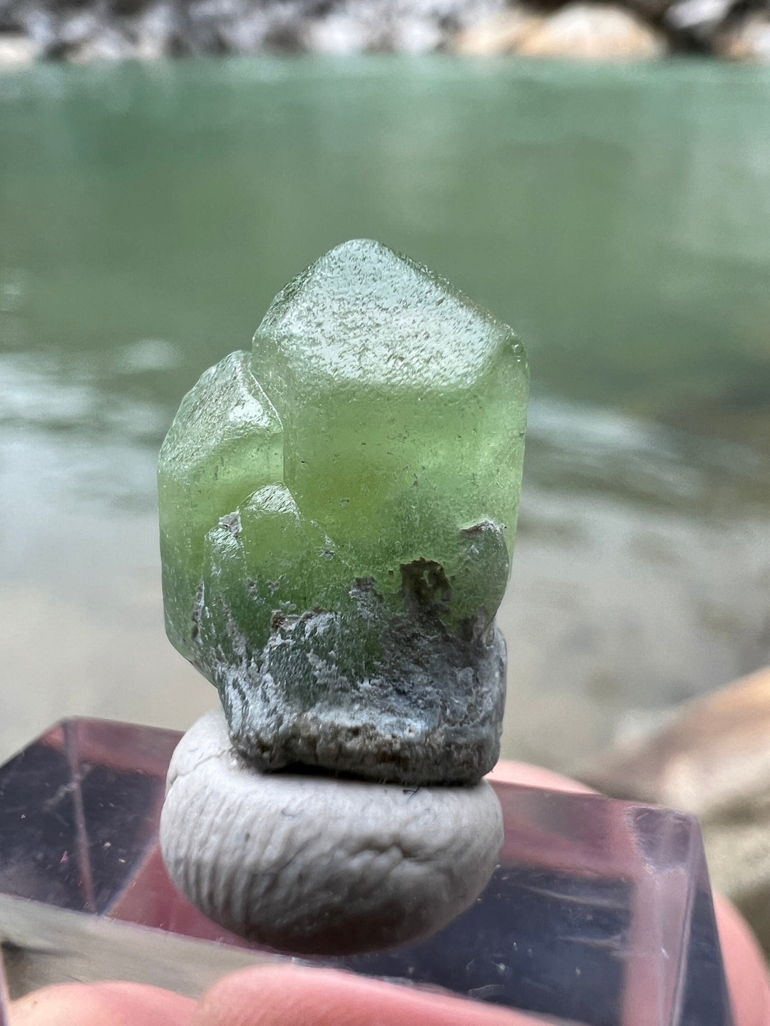 Peridot Cluster From Himalayas 2.1 Grams Nice Point Natural Peridot ...