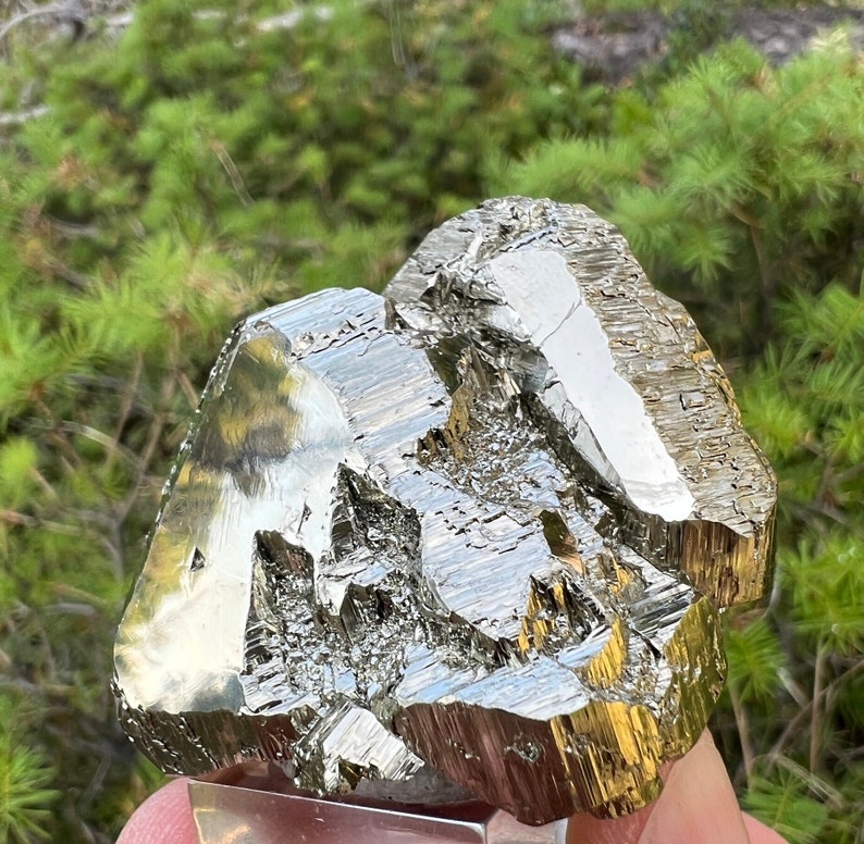 Exceptional Large Pyrite Pyramid Cluster From Peru •1/4 Pound!! 130 ...