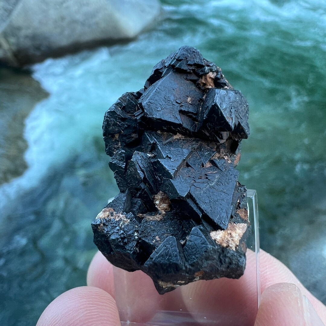 Natural Magnetite Cluster • 23 Grams Collected by the Gemmiest (me) in ...