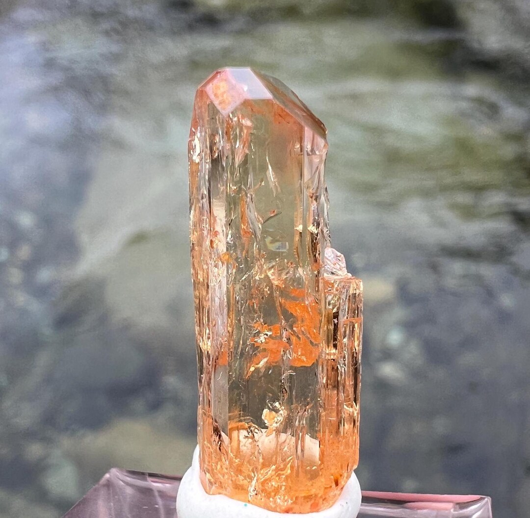 Natural Zambian Golden Imperial Topaz Crystal 2.7 Grams Uncut ...