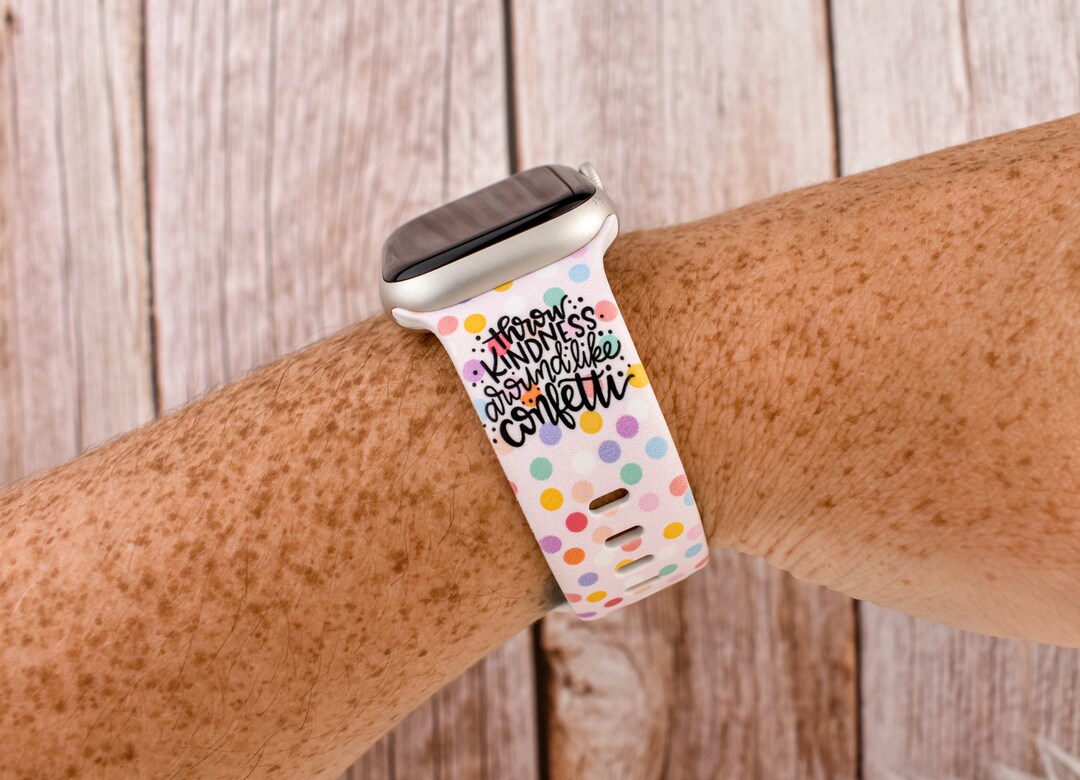 Throw Kindness Like Confetti Motivational Positive Floral Silicone ...