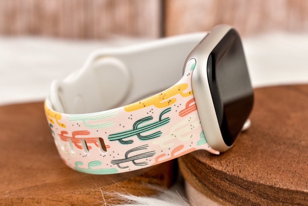 Cactus Silicone Watch Band Compatible With Apple Watch Fitbit Samsung ...