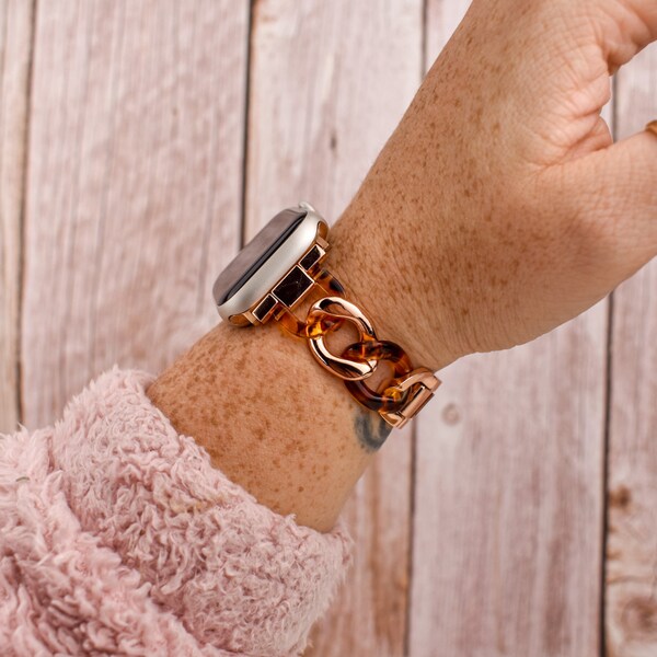 Silver Apple Watch Chain - Etsy