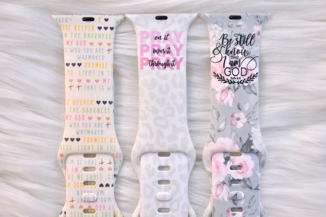 Religious Collection Silicone Watch Band Compatible With Apple Watch - Etsy