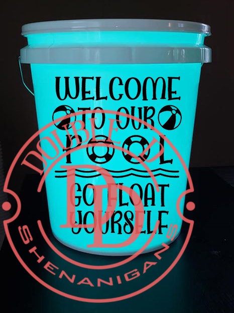 Welcome to Our Pool - Go Float Yourself SVG, PDF, Eps, JPG, Png Dxf ...