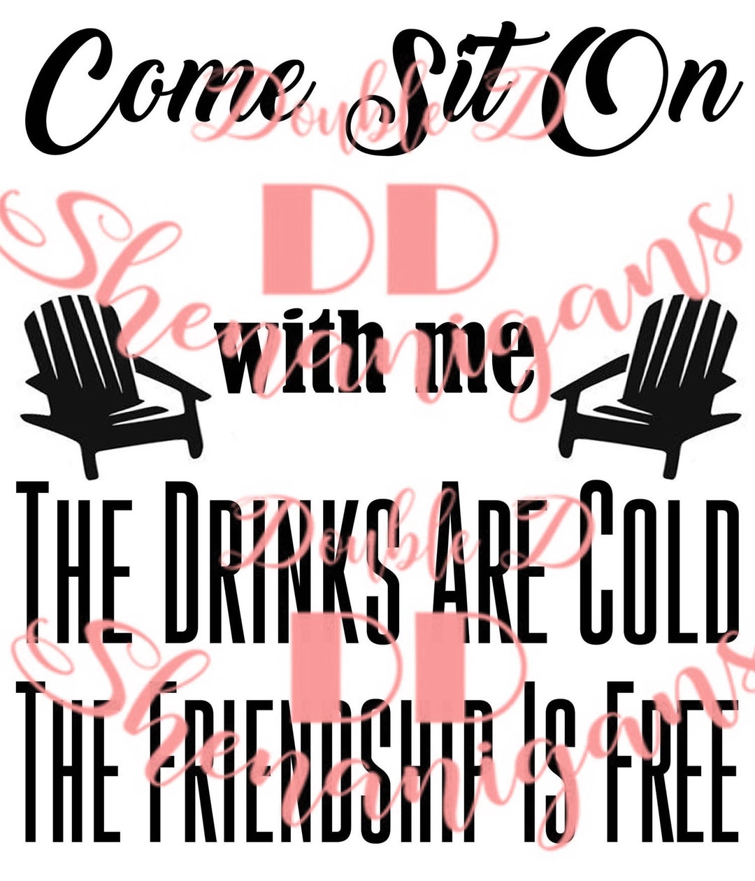 Come Sit With Me SVG Dxf Pdf PNG 4 Different Versions Customizable - Etsy