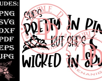 Pretty in Pink Svg - Etsy