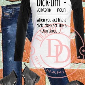 Dicktim Definition SVG, PDF, Eps, JPG, Png Dxf Cutting Files - Etsy