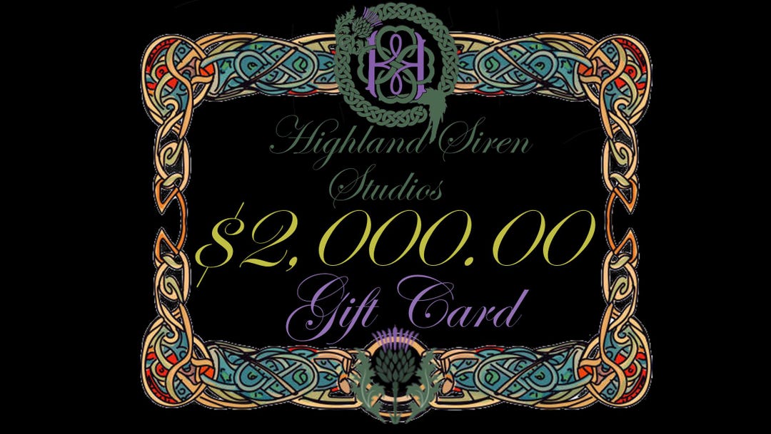 Thousand (2k) Dollar Gift Card - Etsy