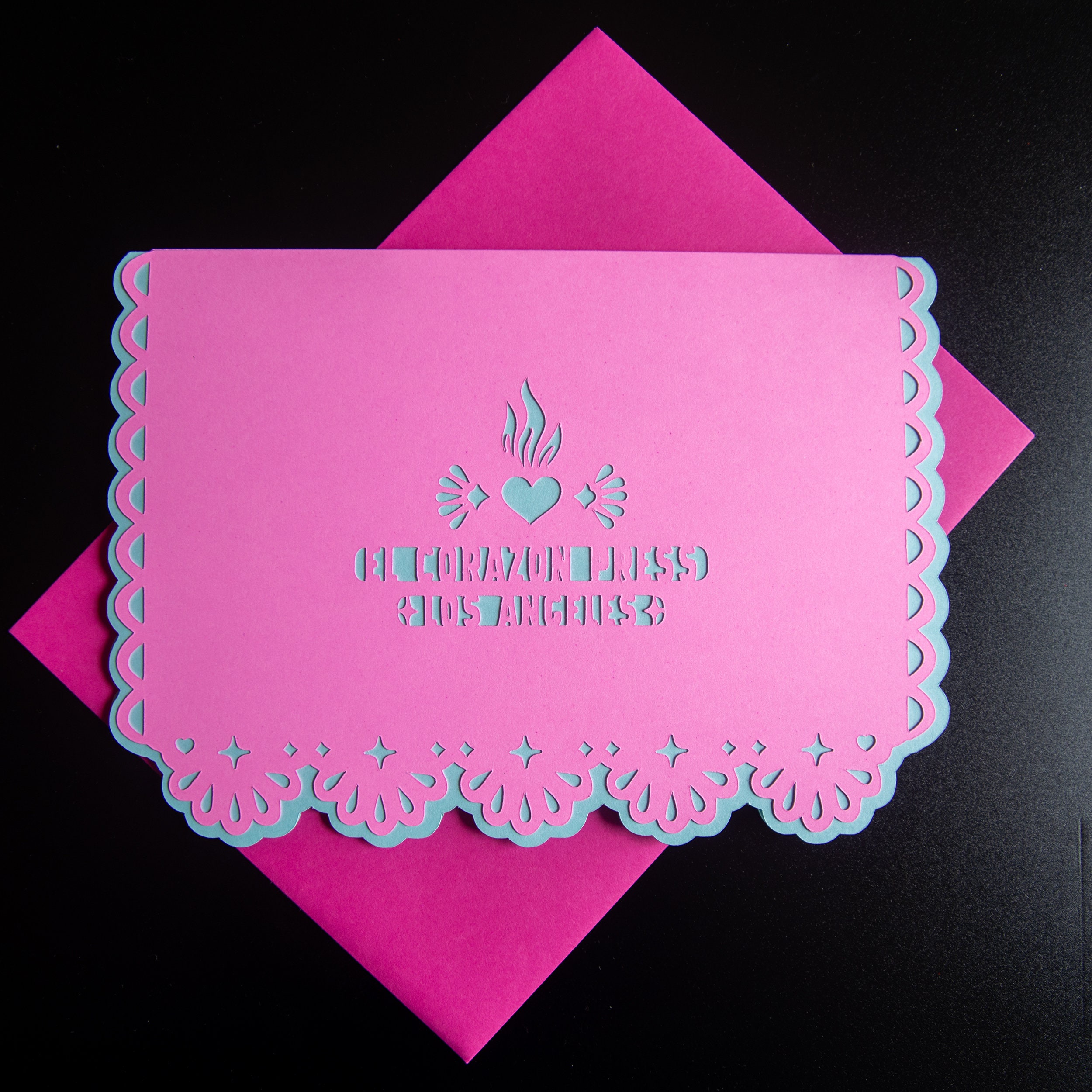 Papel Picado Birthday Greeting Card, Pastel Cumpleaños / 5 X 7 Unique ...