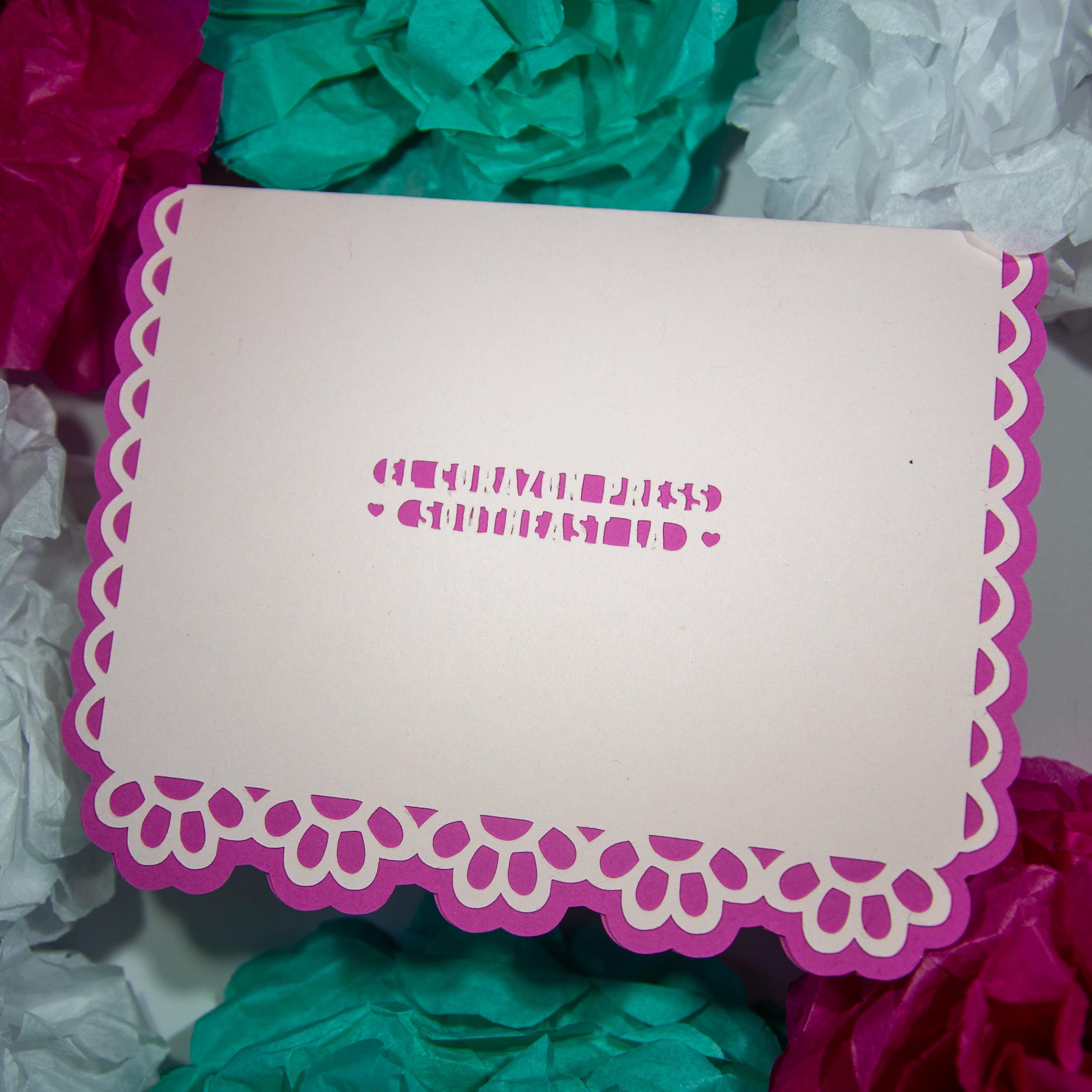CUSTOM Papel Picado Note Cards: Personalized Stationery for ...