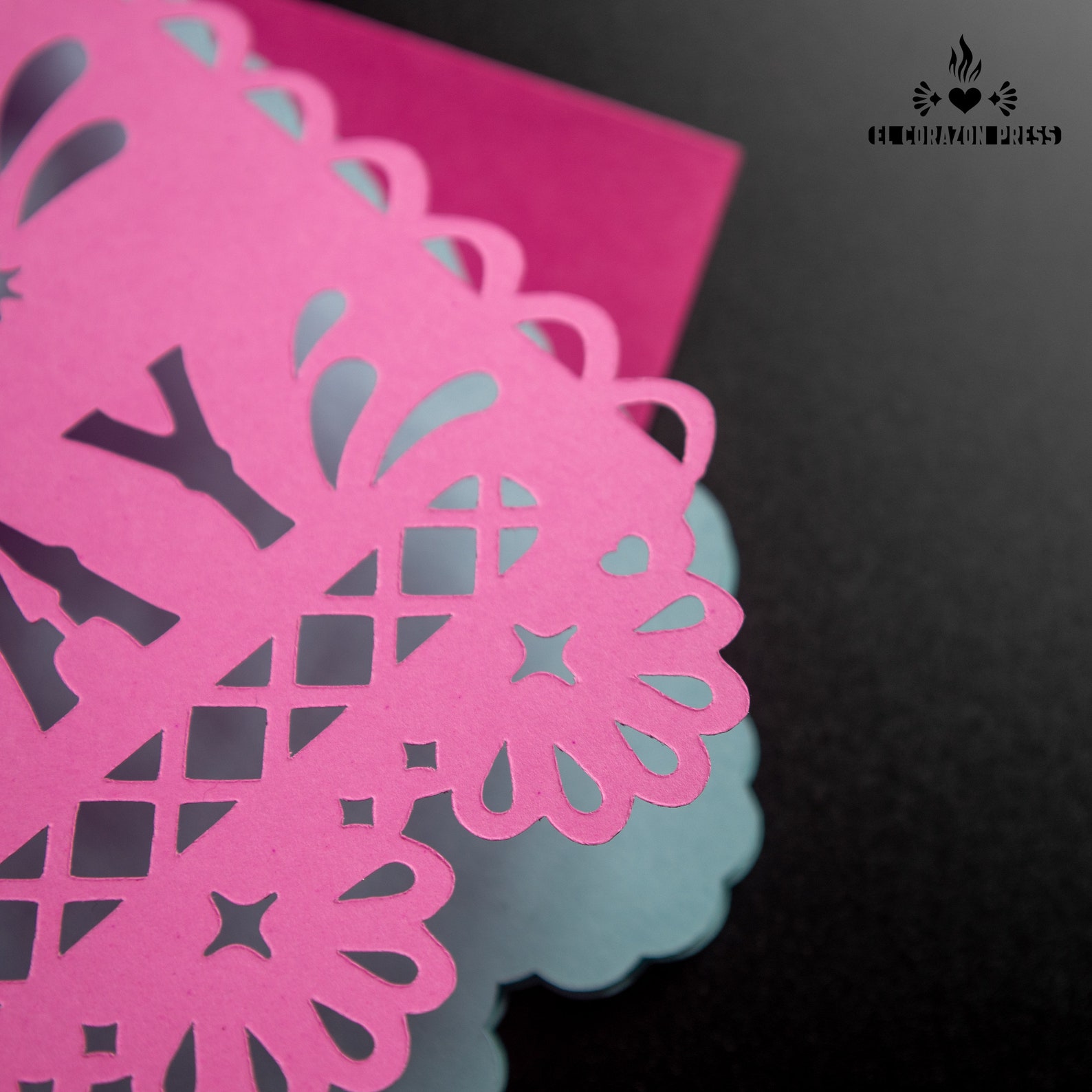 Papel Picado Birthday Greeting Card, Pastel Cumpleaños / 5 X 7 Unique ...