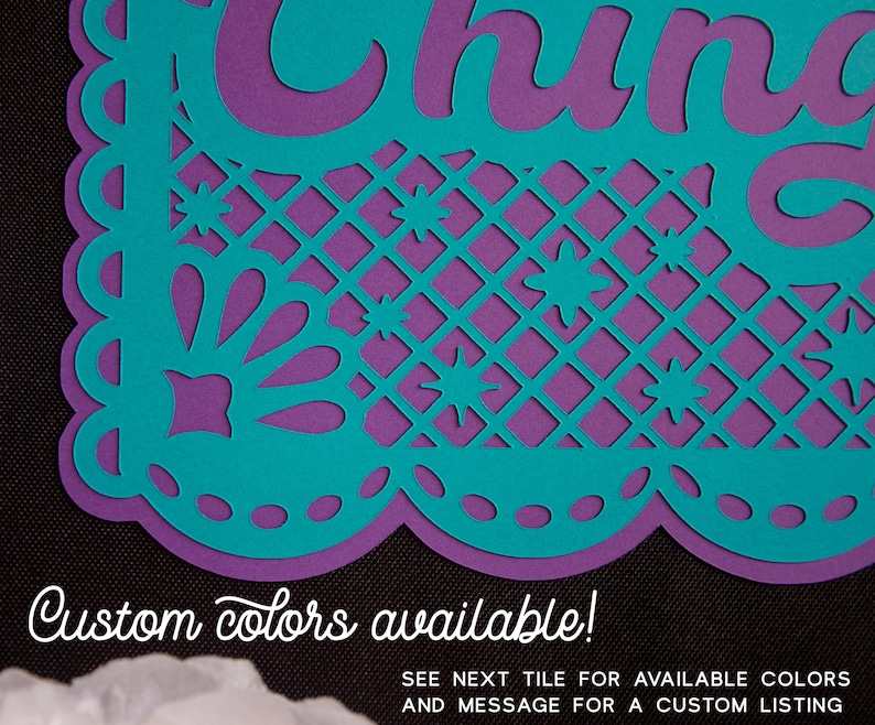 Papel Picado Favor Tags: Bilingual Fiesta Gift Tags, Set of 10 - Etsy