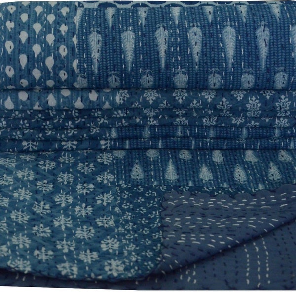 Indigo Bedding - Etsy