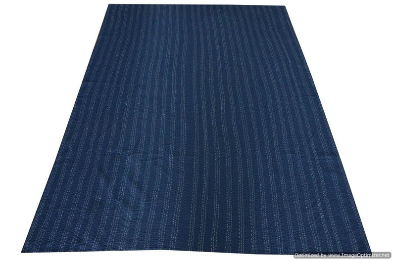 Patchwork Assorted Indian Indigo Blue Bedding Bedspread - Etsy