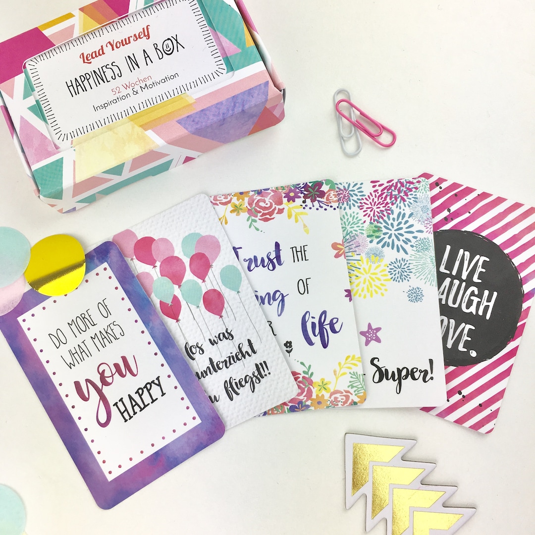 Lead Yourself-motivation, Motivational Cards, Day, Week, Quarter, Year ...
