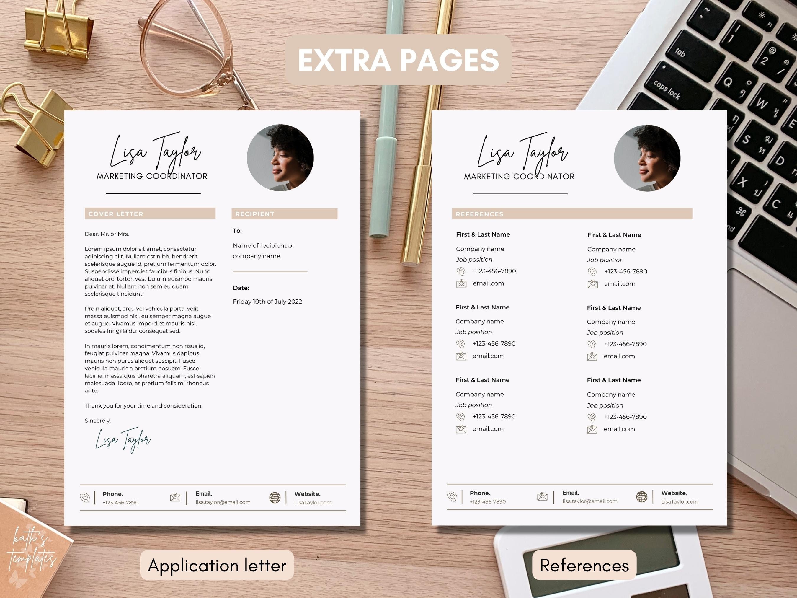 Lisa Taylor | 2 Page Resume | One Page Resume | Resume Templates ...