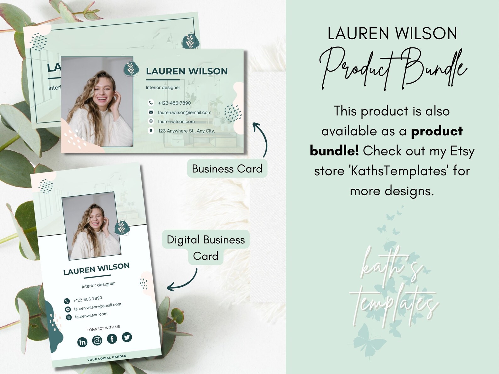 Lauren Wilson Premium | 1 Page Resume | CV Resume Template (including ...