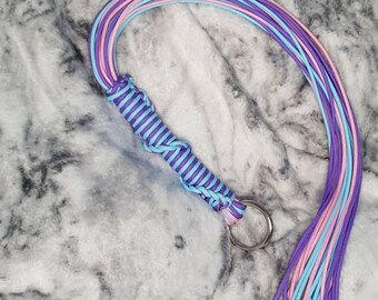 Blacklight Reflective Rainbow Paracord Flogger | Etsy