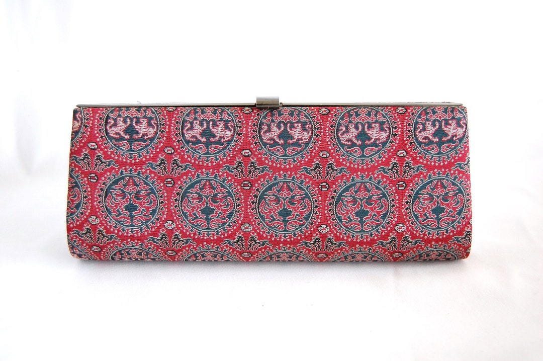 High Quality "tatsumura Textile" Silk Woven Fabric Kimono Clutch Bag ...