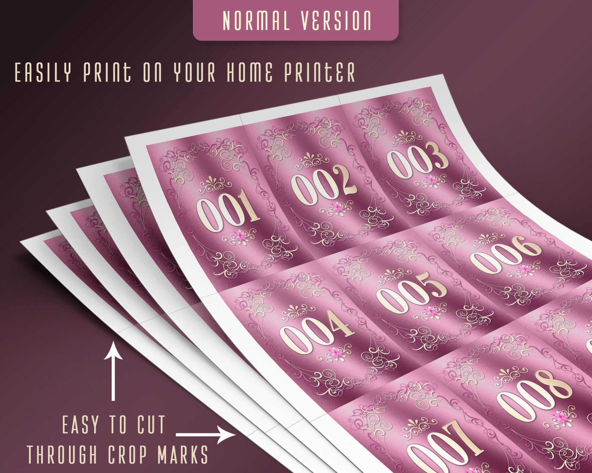 Facebook Live Numbers, Live Numbers, Facebook Live Number Cards, Normal ...