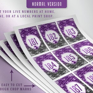 Facebook Live Number Cards, Facebook Live Numbers,live Numbers, Sale ...