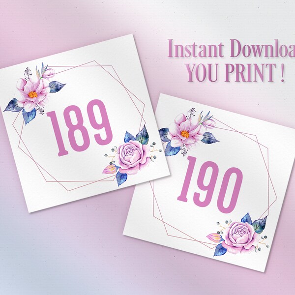 Paparazzi Numbers - Etsy