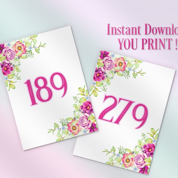 Paparazzi Numbers - Etsy