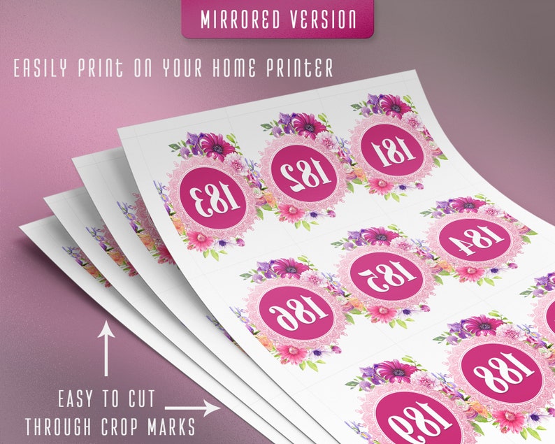 Floral Facebook Live Sale Numbers Live Tags Printable - Etsy