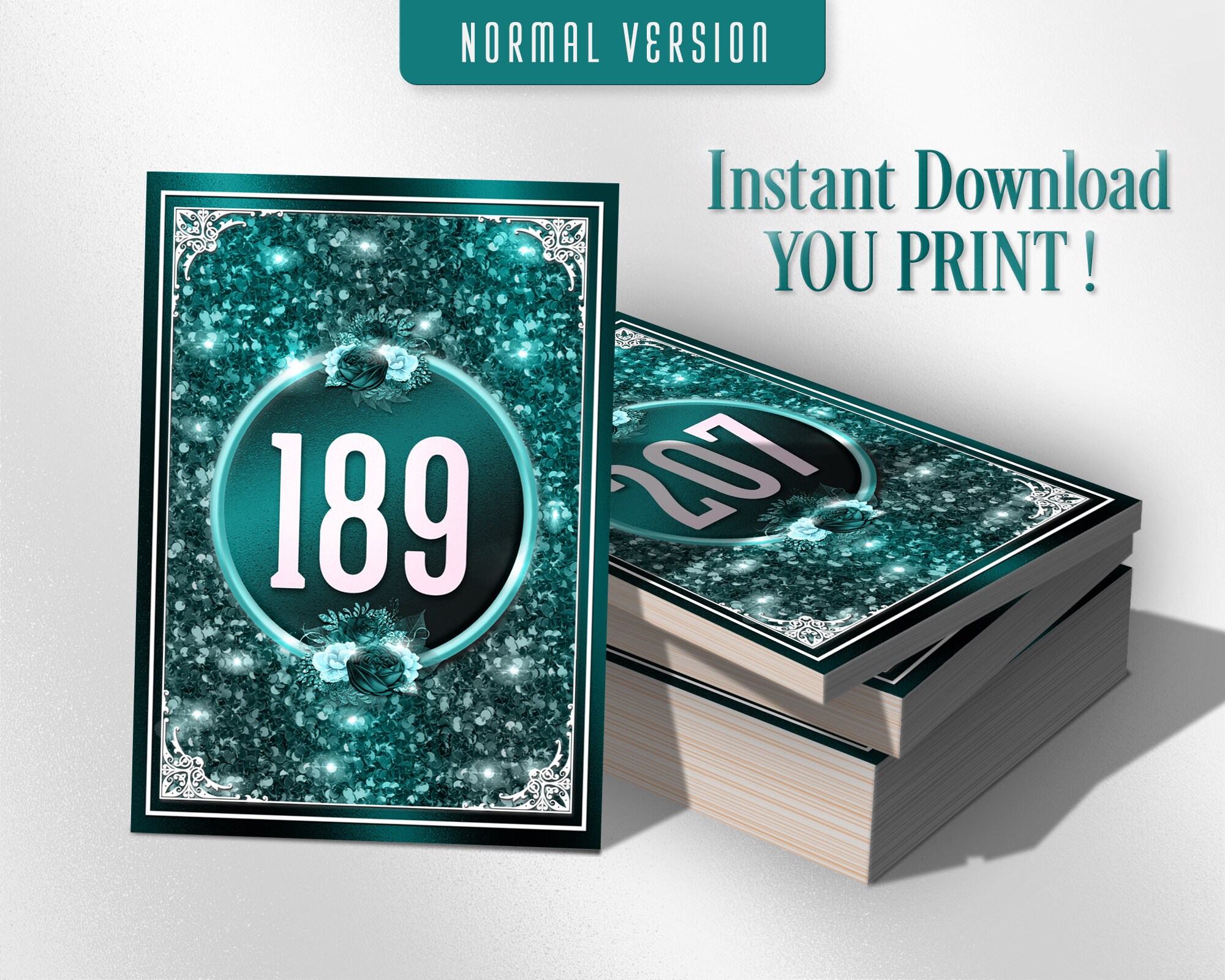 Facebook Live Numbers Facebook Live Number Cards Live - Etsy