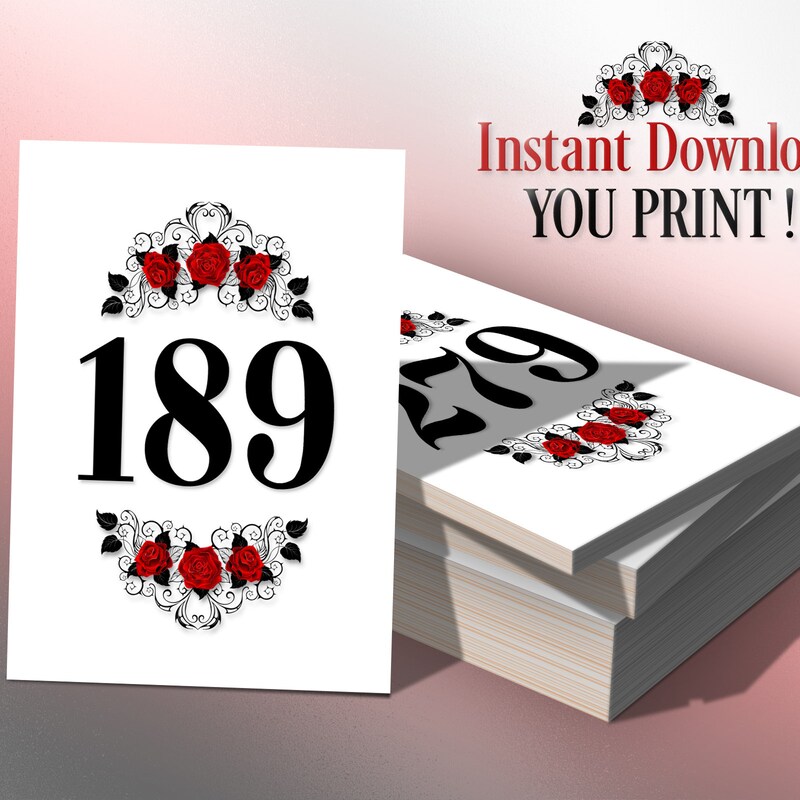 Paparazzi Numbers - Etsy