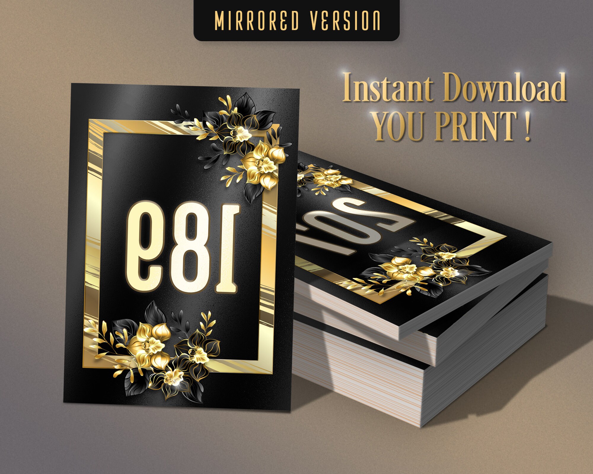 Facebook Live Numbers, Live Numbers, Facebook Live Number Cards, Normal ...